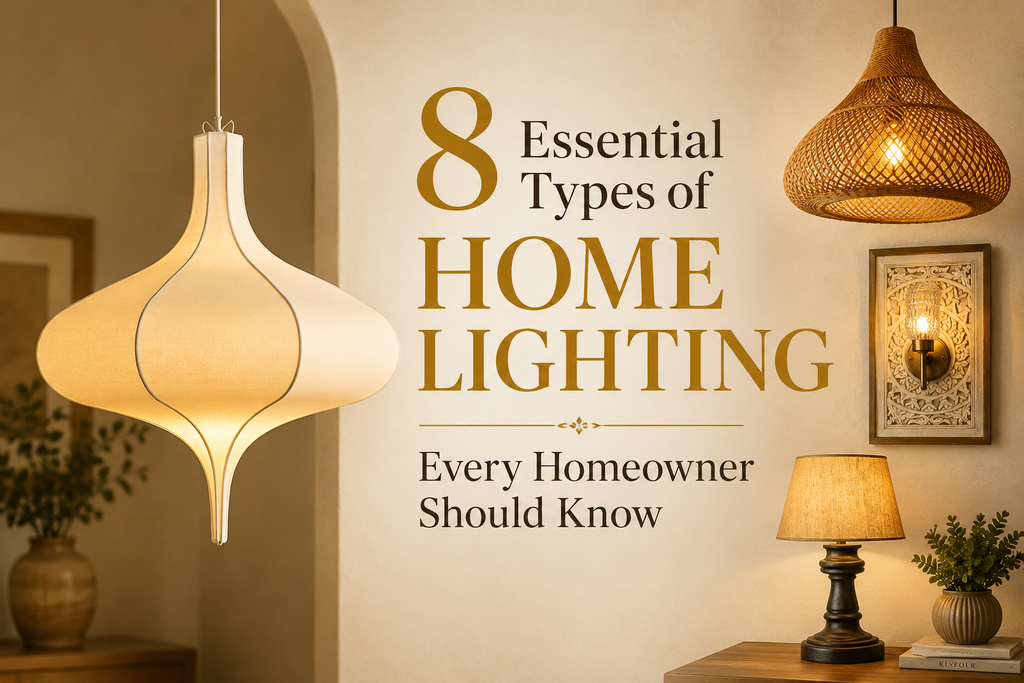 8 Essential Types of Home Lighting Every Homeowner Should Know – Yellow ...