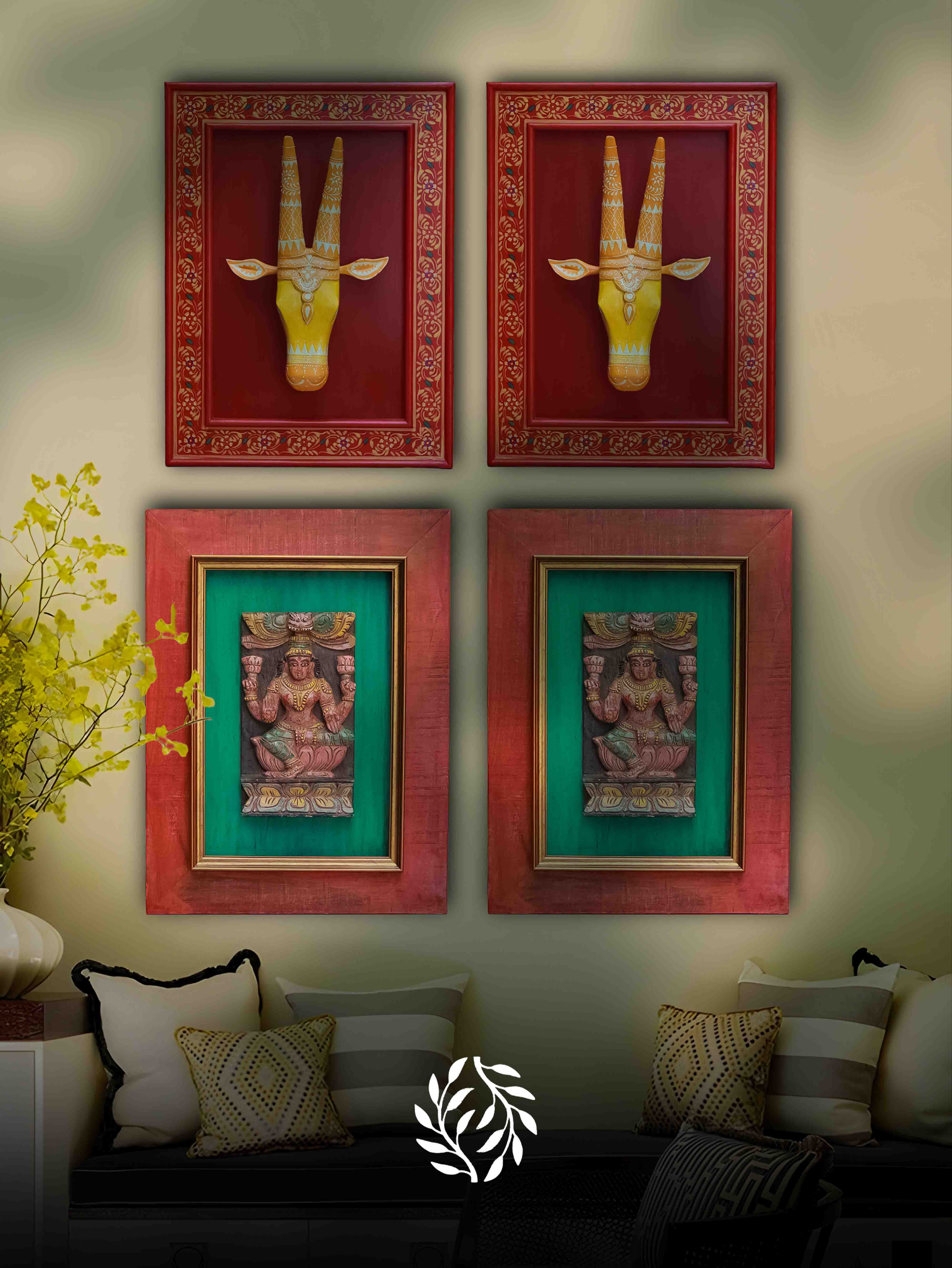Artisanal Handcrafted Wall Décor Hyderabad Yellow Verandah
