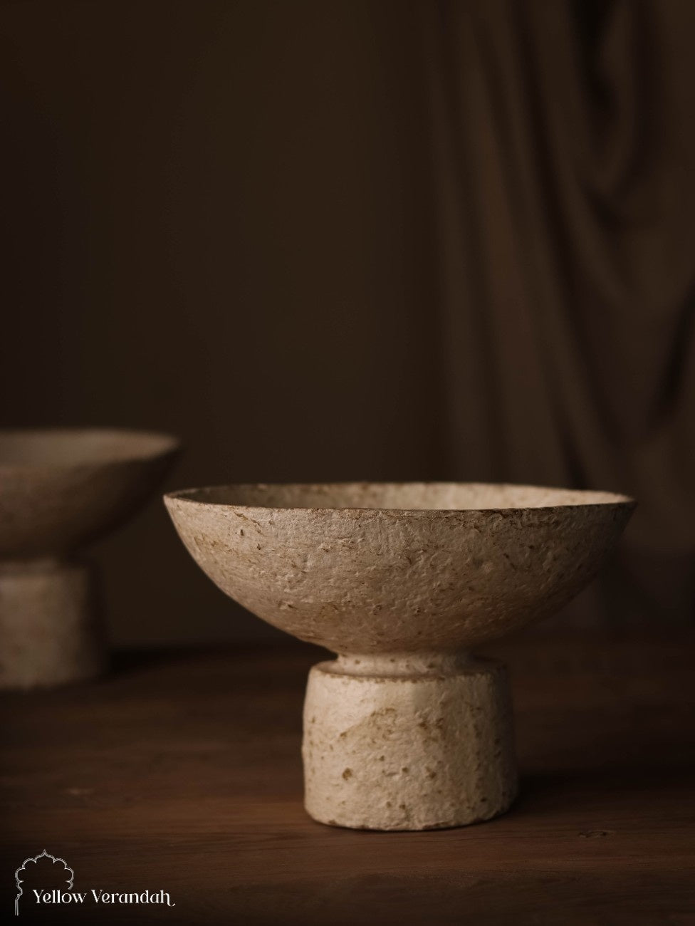Paper Mache Fruit Bowl – Yellow Verandah