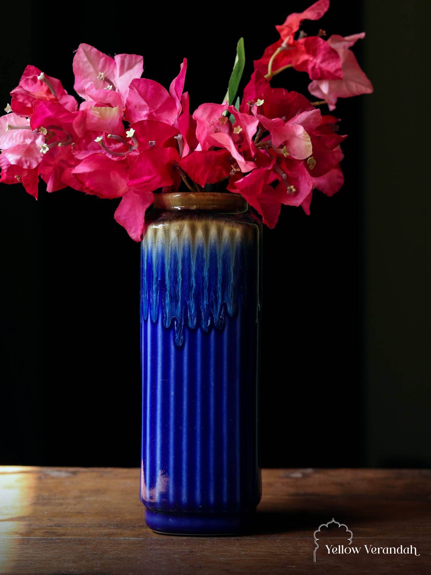 Ceramic Flower Vase – Yellow Verandah